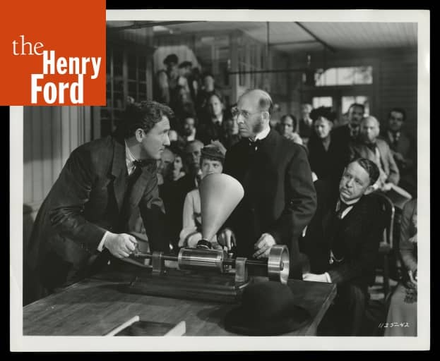 Spencer Tracy and George Meader in a Movie Still from "Edison, The Man ...