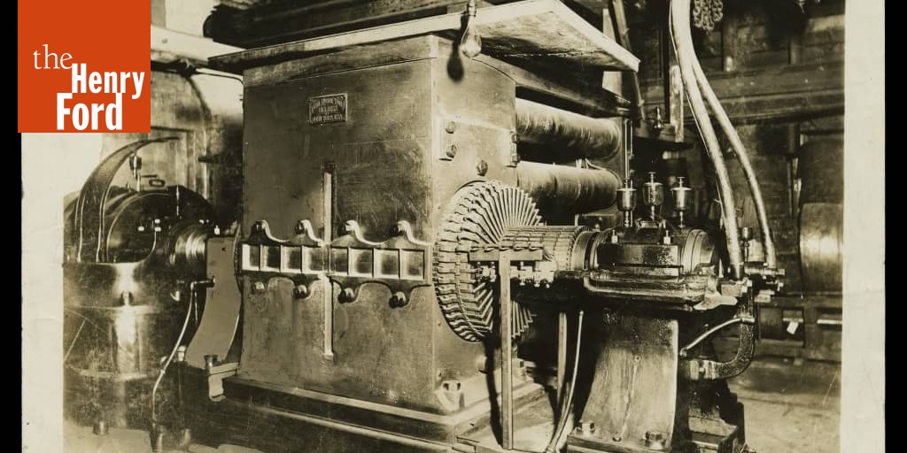 The "Jumbo" Dynamo in Its Original Setting, Edison's Pearl Street ...