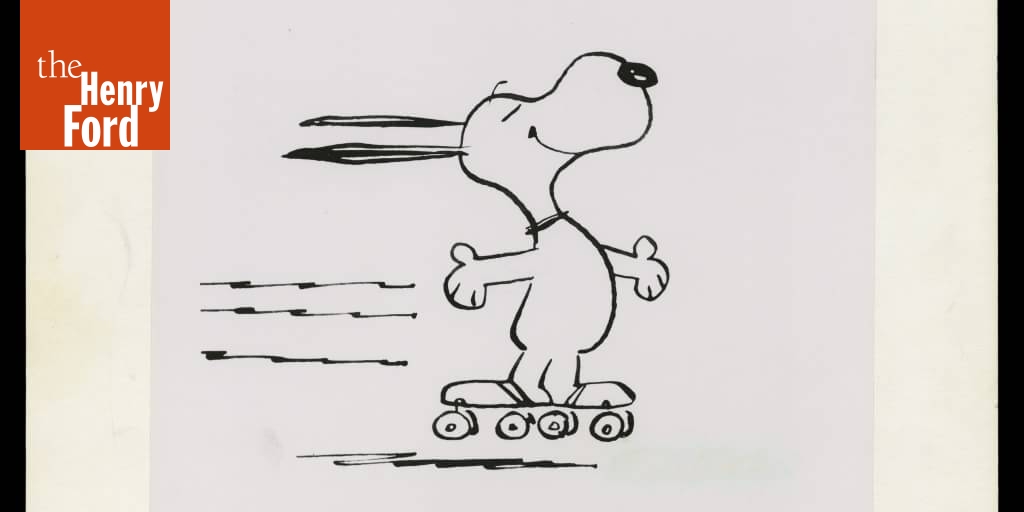 Illustration of Peanuts Character for 1964 Ford Falcon Advertising ...