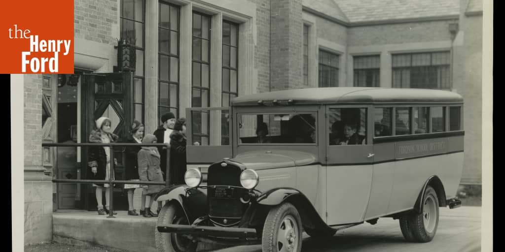 1932 Ford School Bus Used in the Fordson School District, Dearborn ...