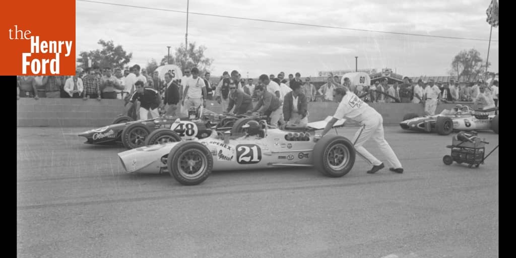 Dan Gurney and Jim Clark at Rex Mays Riverside 300, November 1967 - The ...