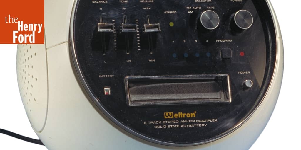 Weltron Model 2001 Eight-Track Tape Player, circa 1970 - The Henry Ford