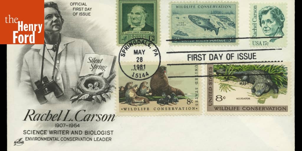 Rachel L. Carson Postage Stamp First Day Cover, May 28, 1981 - The ...