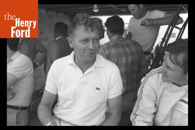 Engineer Phil Remington at the Sebring 12 Hours of Endurance Race, 1967 ...