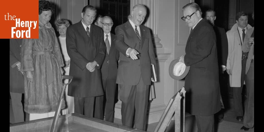 Helen Milliken, William Milliken, and Nelson Rockefeller Visiting Henry ...
