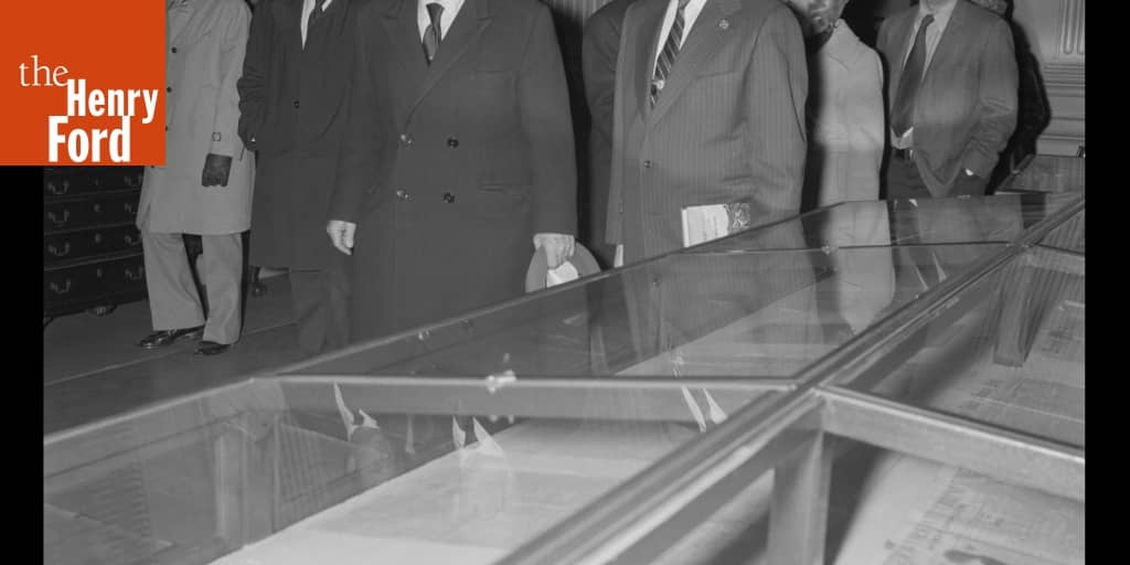 Nelson Rockefeller Visiting Henry Ford Museum, January 30, 1976 - The ...