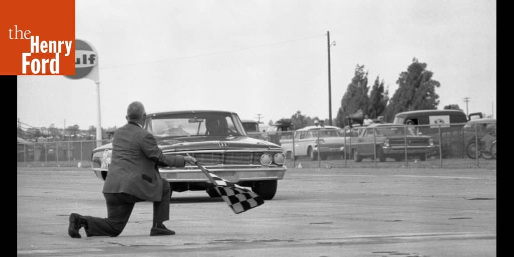 Dave MacDonald Driving Ford Galaxie at 250 KM International Stock Car ...