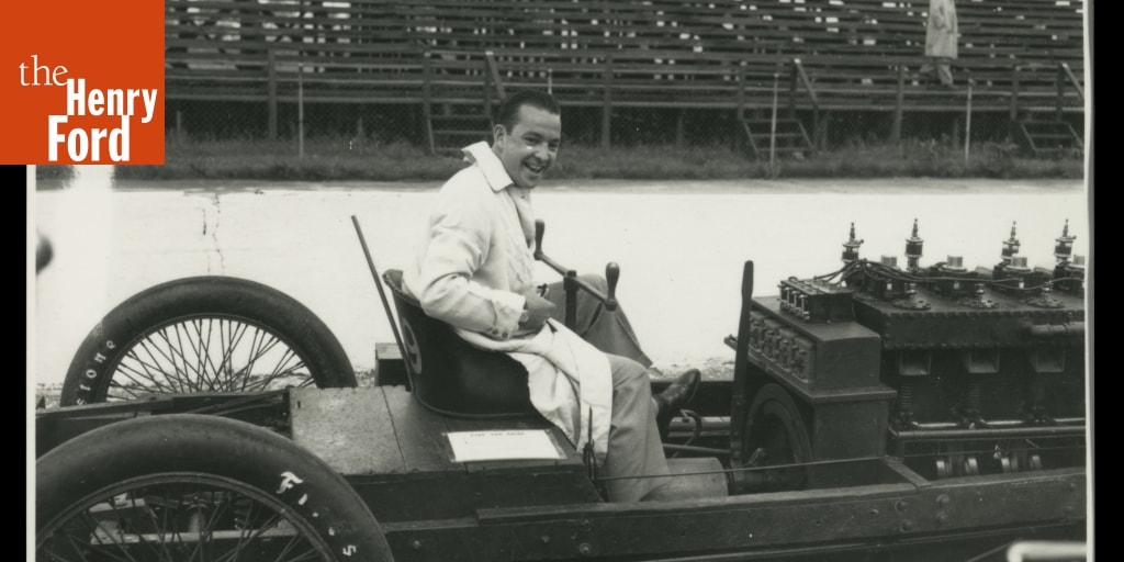 William Clay Ford with Ford "999" Racer at Indianapolis 500, May 1953 ...
