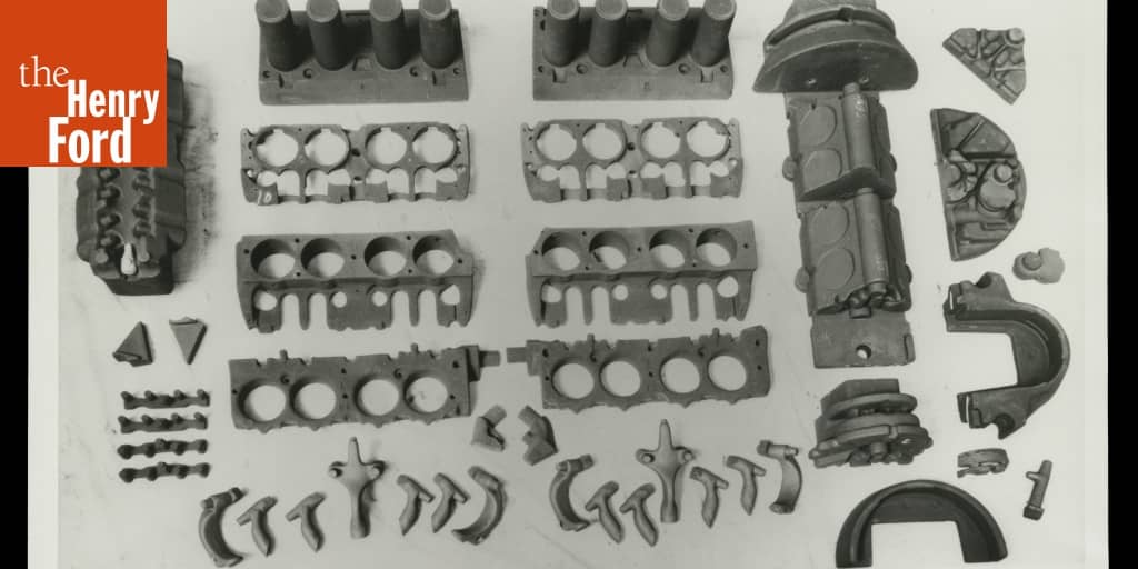 Photographic Print, View of Ford V-8 Engine Parts, September 9, 1932 ...