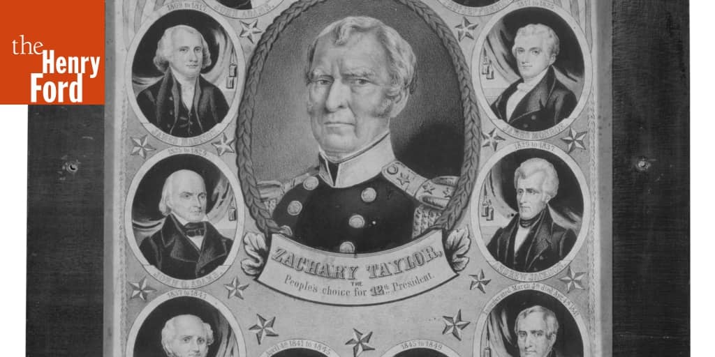 Lithograph, "The Presidents of the United States," 1848 - The Henry Ford