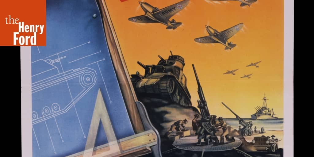 World War II Poster, "Invent for Victory," circa 1944 - The Henry Ford