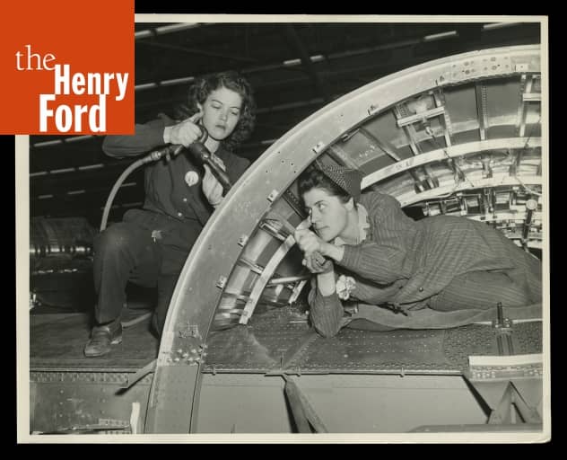 Women Workers at Ford Motor Company Willow Run Bomber Plant, 1943 - The ...