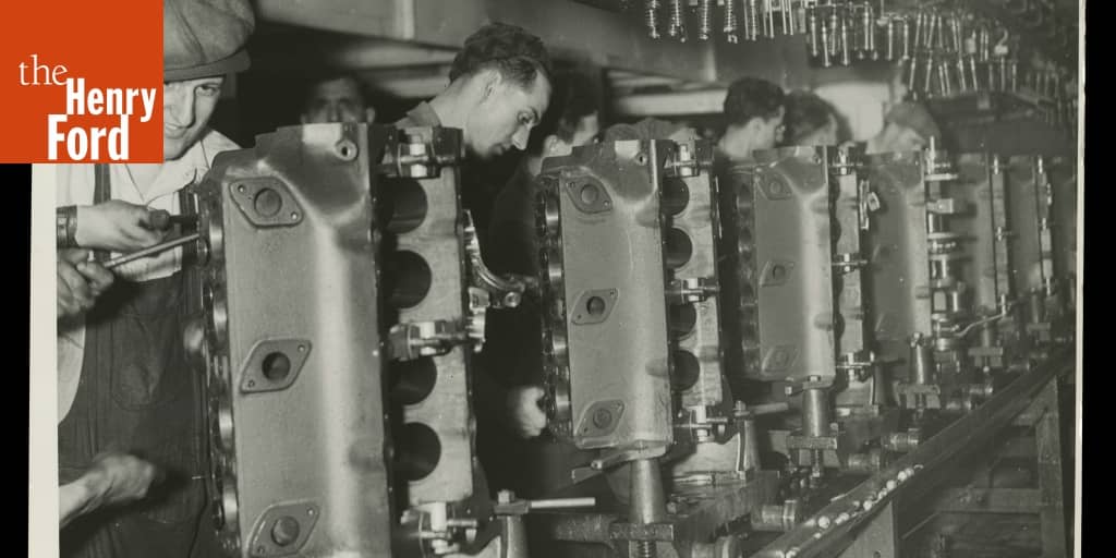 Workers at the Ford Motor Company Rouge Plant Foundry, 1935 - The Henry ...