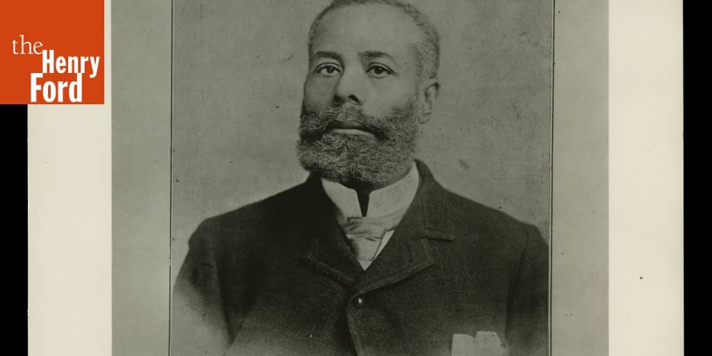 Portrait of Inventor Elijah McCoy, circa 1890 - The Henry Ford