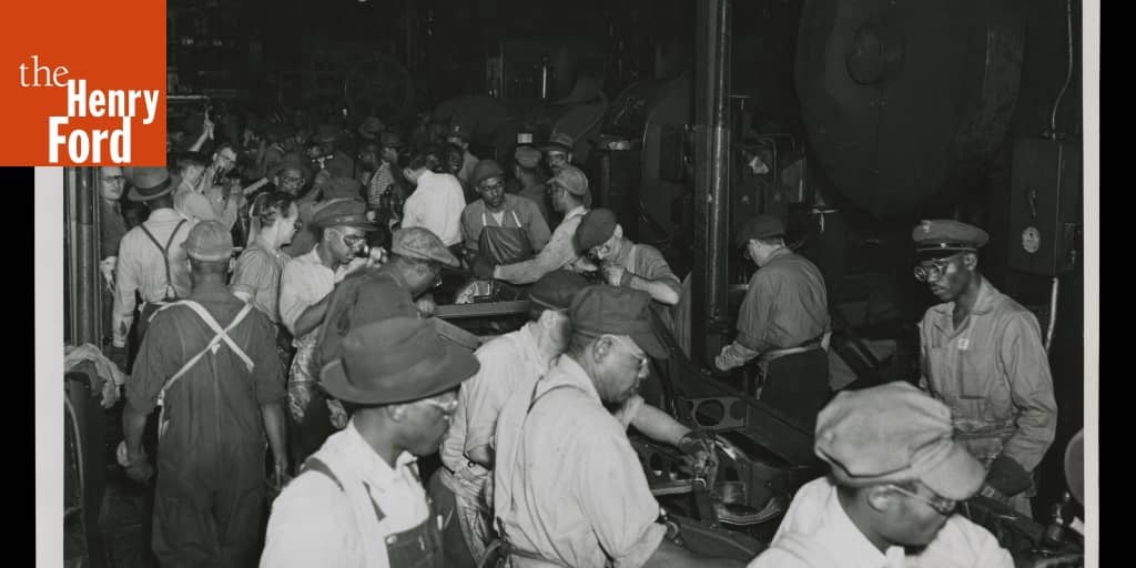 Frame Assembly Line, Ford Plant, 1946 - The Henry Ford