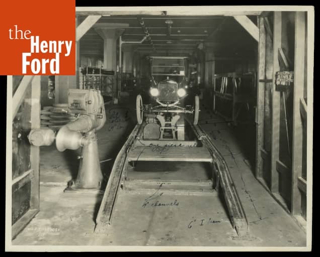 Ford Model T on Assembly Line Conveyor, 1926-1927 - The Henry Ford