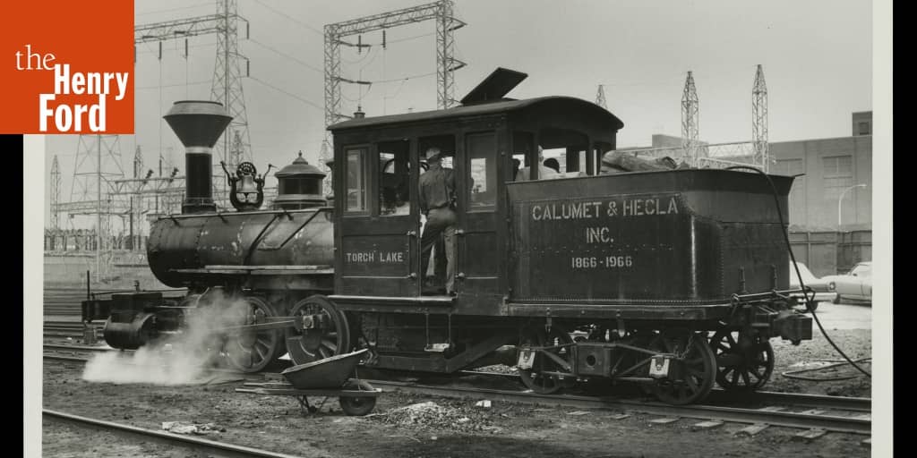 Torch Lake Steam Locomotive at Detroit Edison Delray Power Plant, June ...