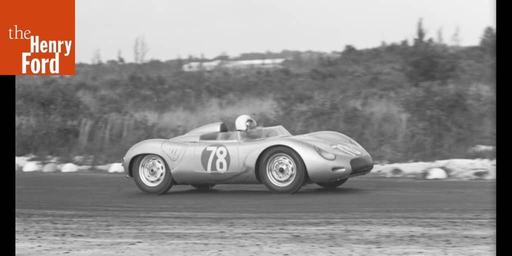 Bob Holbert Driving Porsche 718 RSK #031 during Bahamas Speed Weeks ...
