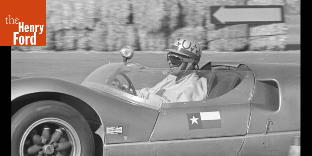 Alan Connell Driving Cooper Race Car at Pacific Grand Prix, October ...