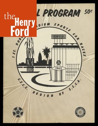 Program, 1st Dodger Stadium Sports Car Races, March 1963 - The Henry Ford