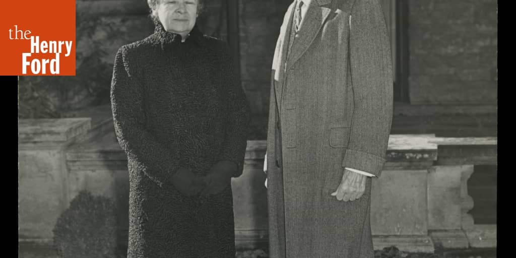 Clara Ford and Henry Ford at Berry Schools, Mount Berry, Georgia, 1943 ...