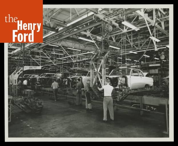 Assembly Line at Ford Motor Company Assembly Plant, Lorain, Ohio ...