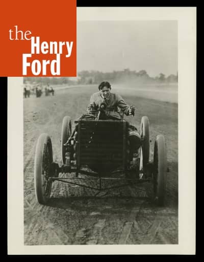 Barney Oldfield Driving the Ford "999" Race Car, circa 1903 - The Henry ...