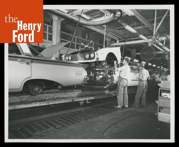 Assembly Line at Ford Motor Company Rouge Plant, Dearborn, Michigan ...