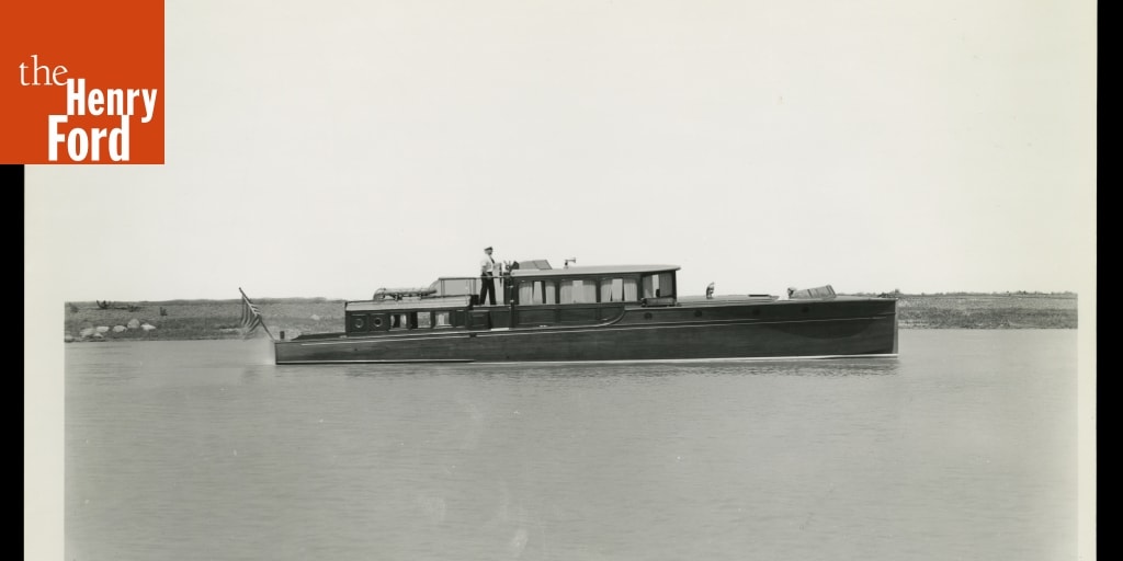 Edsel Ford's Yacht "Greyhound," August 1923 - The Henry Ford