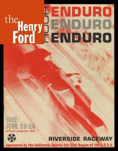 Program, 6 Hour Enduro Race, Riverside, California, June 1962 - The ...