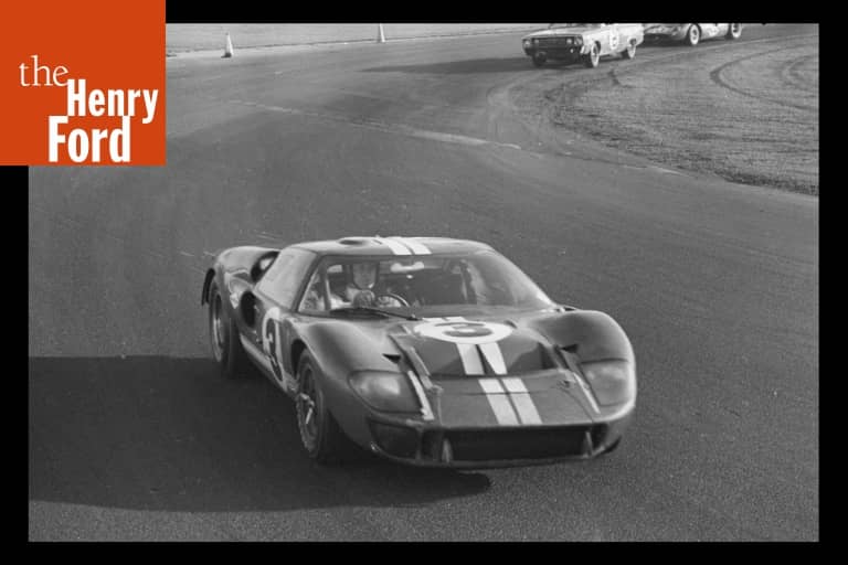 Ford Mark II Driven by A.J. Foyt and Dan Gurney at the Daytona ...