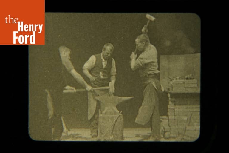 Edison Kinetoscope Film, "Blacksmith Scene," 1893 - The Henry Ford
