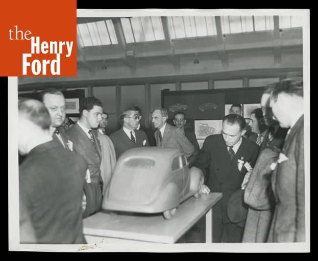 French Ford Dealers Visiting the Ford Motor Company Engineering ...
