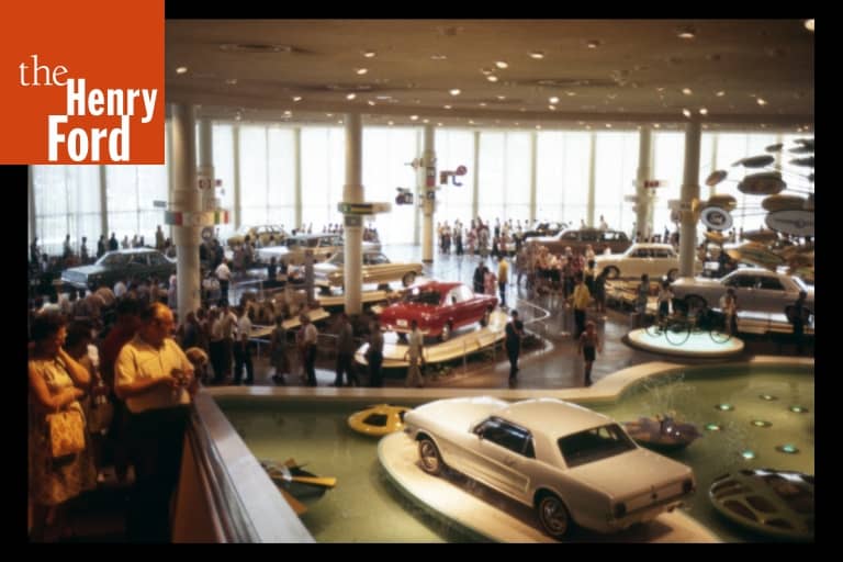 Guest Reception Area at the Ford Pavilion, New York World's Fair, 1964 ...