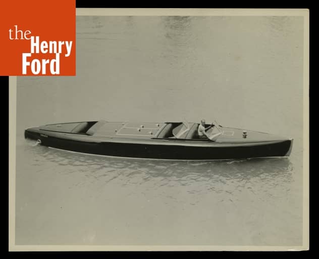 Edsel Ford's Speedboat "Typhoon," June 1934 - The Henry Ford
