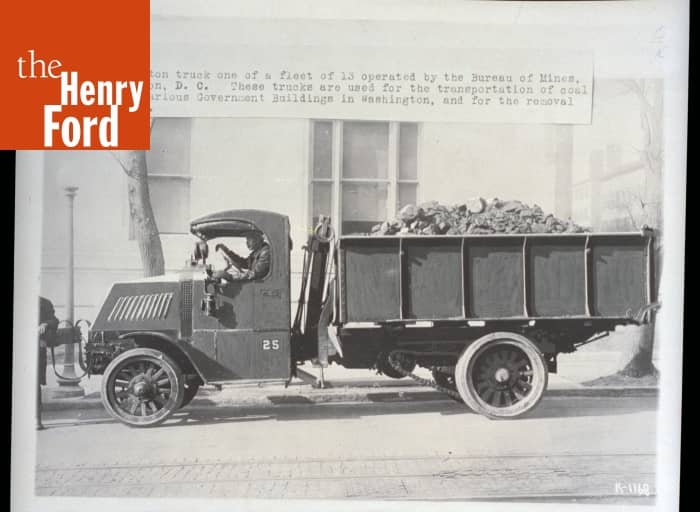 Mack Model AC Dump Truck Used to Transport Coal to Government Buildings ...