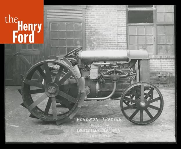 Fordson Tractor No. 100,000, Completed at Dearborn, February 21, 1920 ...