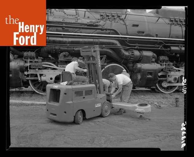 First Attempt to Move the "Allegheny" Locomotive into Henry Ford Museum ...