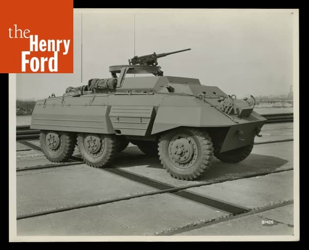 M20 Armored Car Built at the Ford Motor Company Chicago Assembly Plant ...
