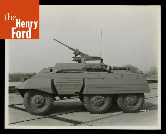 M20 Armored Car Built at the Ford Motor Company Chicago Assembly Plant ...