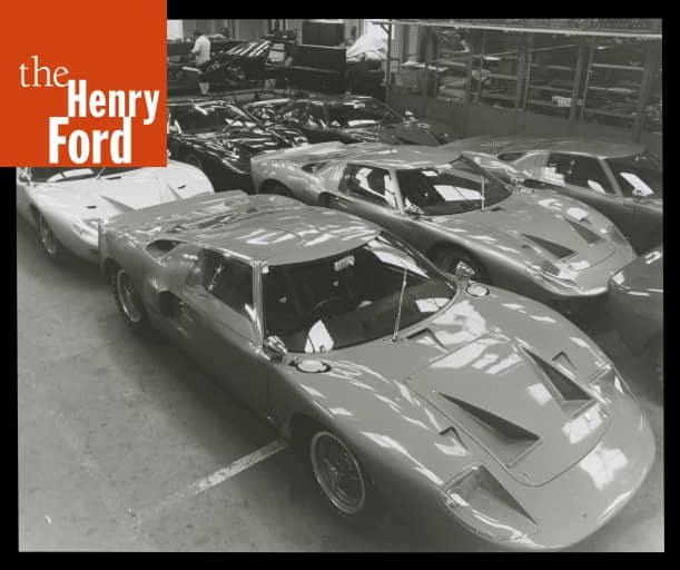GT40 Production at the Ford Advanced Vehicles Facility in Slough, UK ...