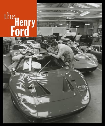 GT40 Production at the Ford Advanced Vehicles Facility in Slough, UK ...