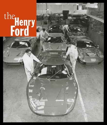 GT40 Production at the Ford Advanced Vehicles Facility in Slough, UK ...