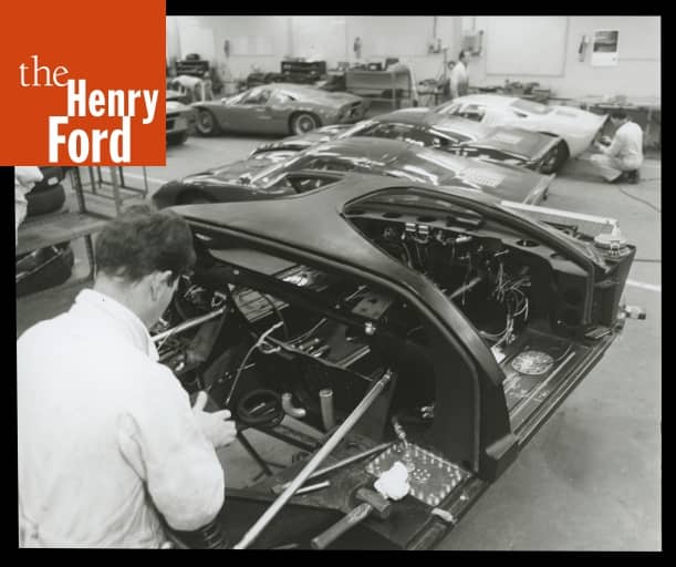 GT40 Production at the Ford Advanced Vehicles Facility in Slough, UK ...