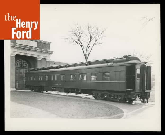 Henry Ford's Private Railroad Car, "Fair Lane," outside Henry Ford ...