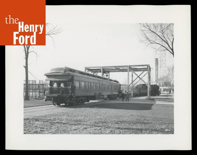 Henry Ford's Private Railroad Car, "Fair Lane," outside Henry Ford ...