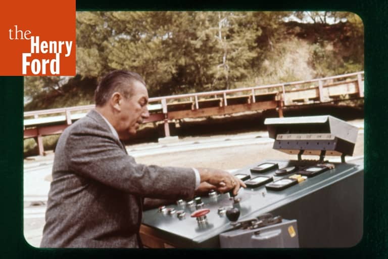 Walt Disney Operating Control Panel during Testing for the Magic Skyway ...