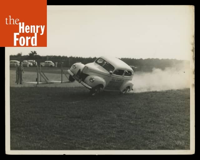 1940 Ford Tudor Sedan in All American Hell Drivers Auto Thrill Show ...