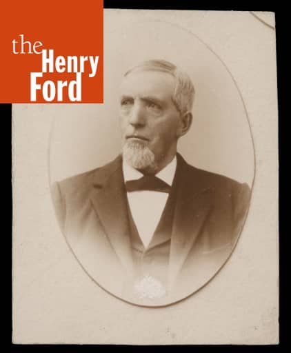 Portrait of William Ford, circa 1895 - The Henry Ford