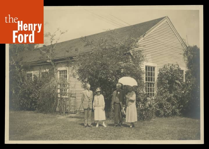 Henry Ford, Clara Ford, Thomas Edison, and Mina Edison at the Fort ...